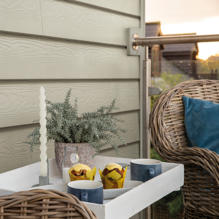 Cedral Click C76 Tea Green Fibre Cement Cladding | Concealed Fix ...