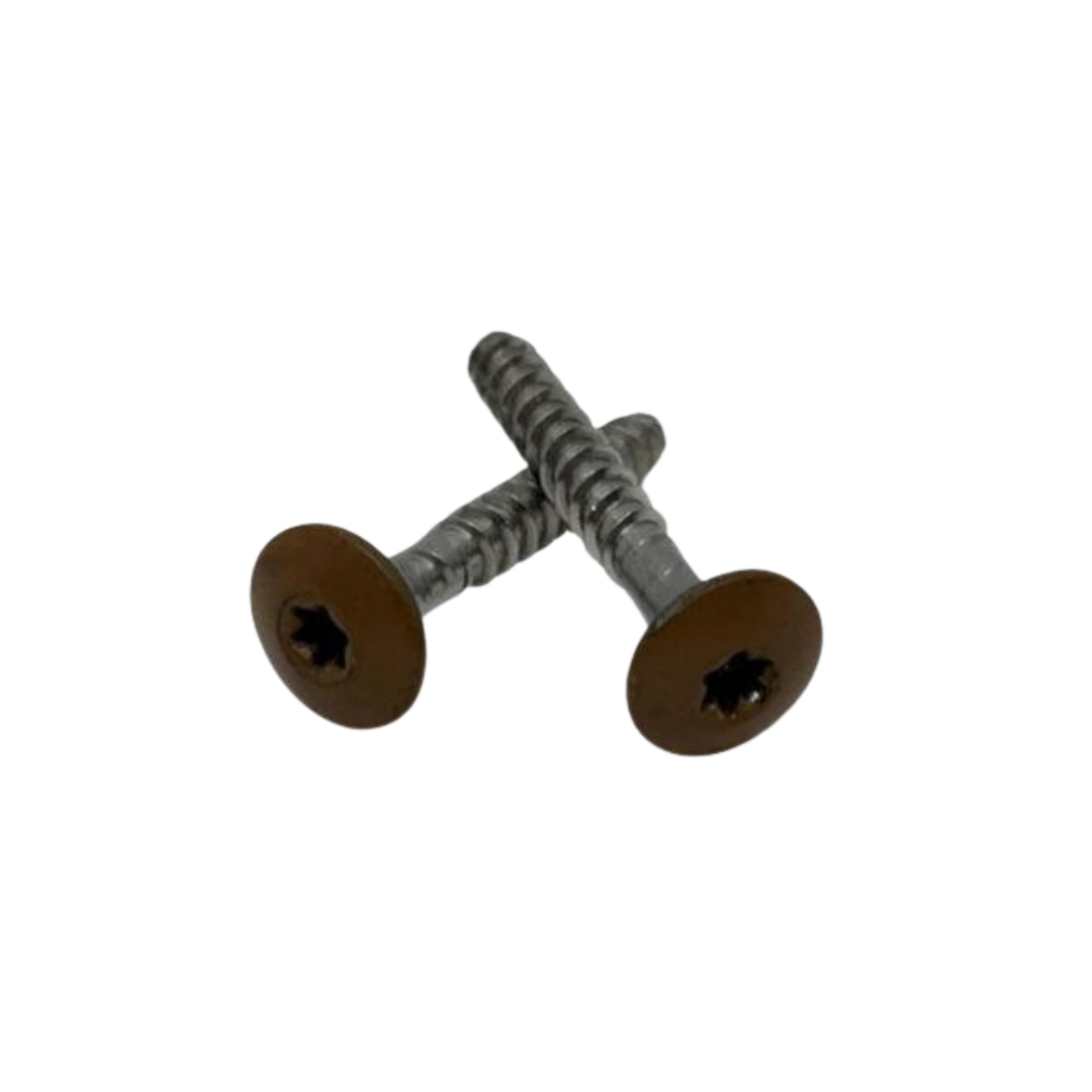 Trespa Colour Headed HPL Screws – 100 Pack – Cladding Supplies Online Ltd